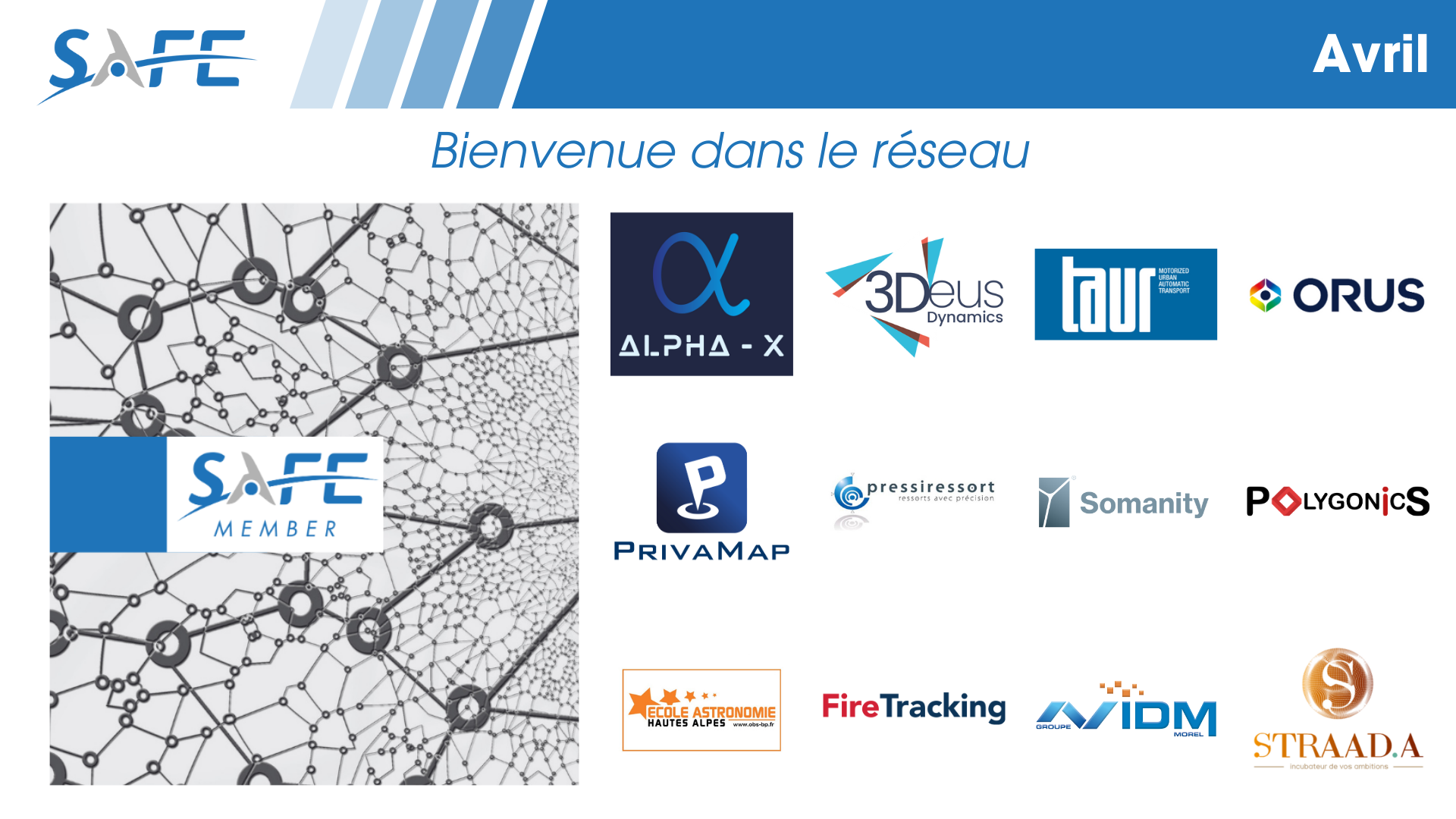 Juillet 2024 - Ils intègrent le réseau SAFE ! - Pôle SAFE